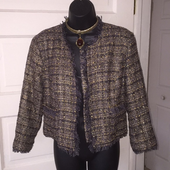 INC International Concepts | Jackets & Coats | Glitter And Gold With ...